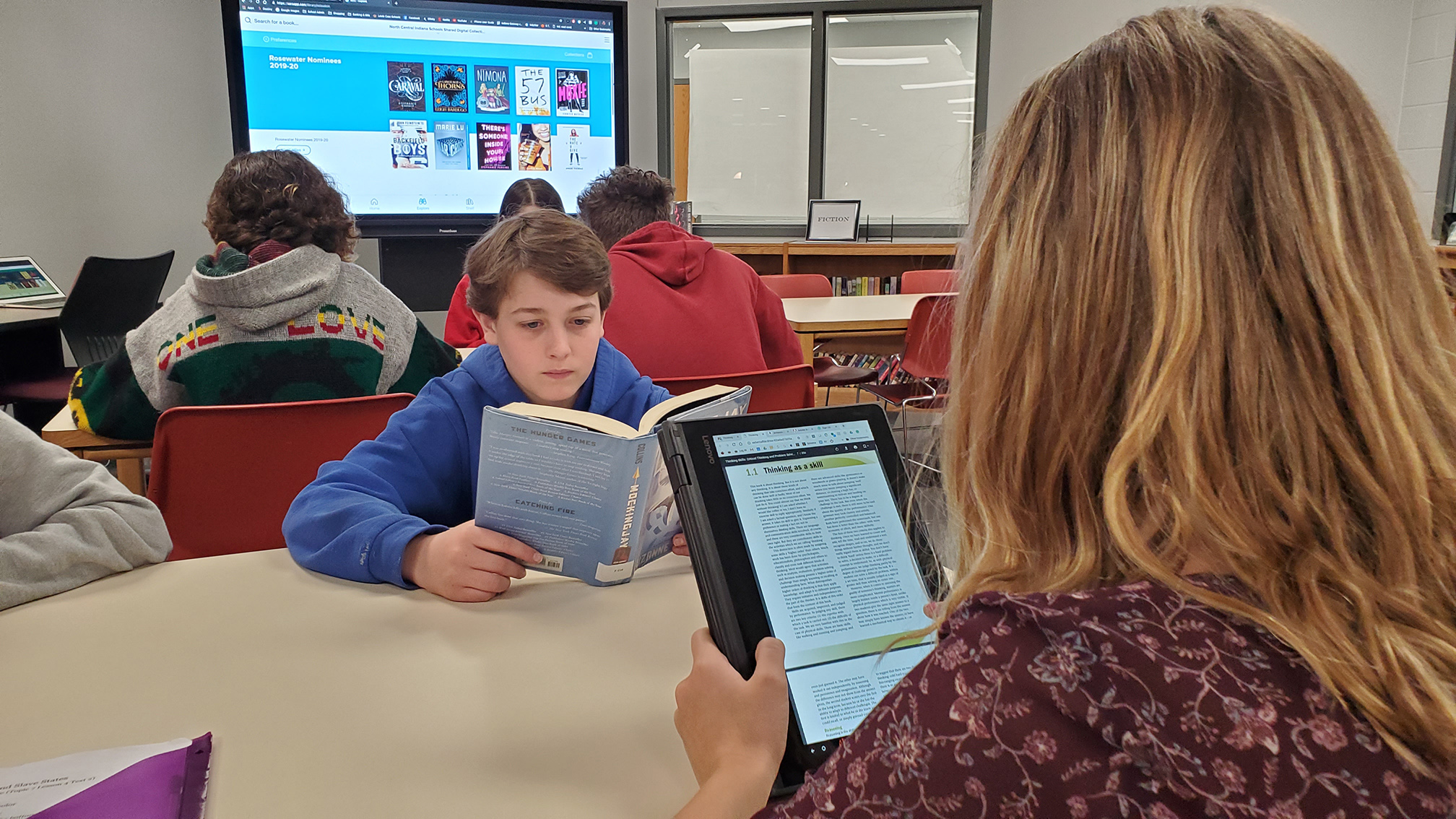 Library Tech – Digital Meets Print – Lewis Cass Schools